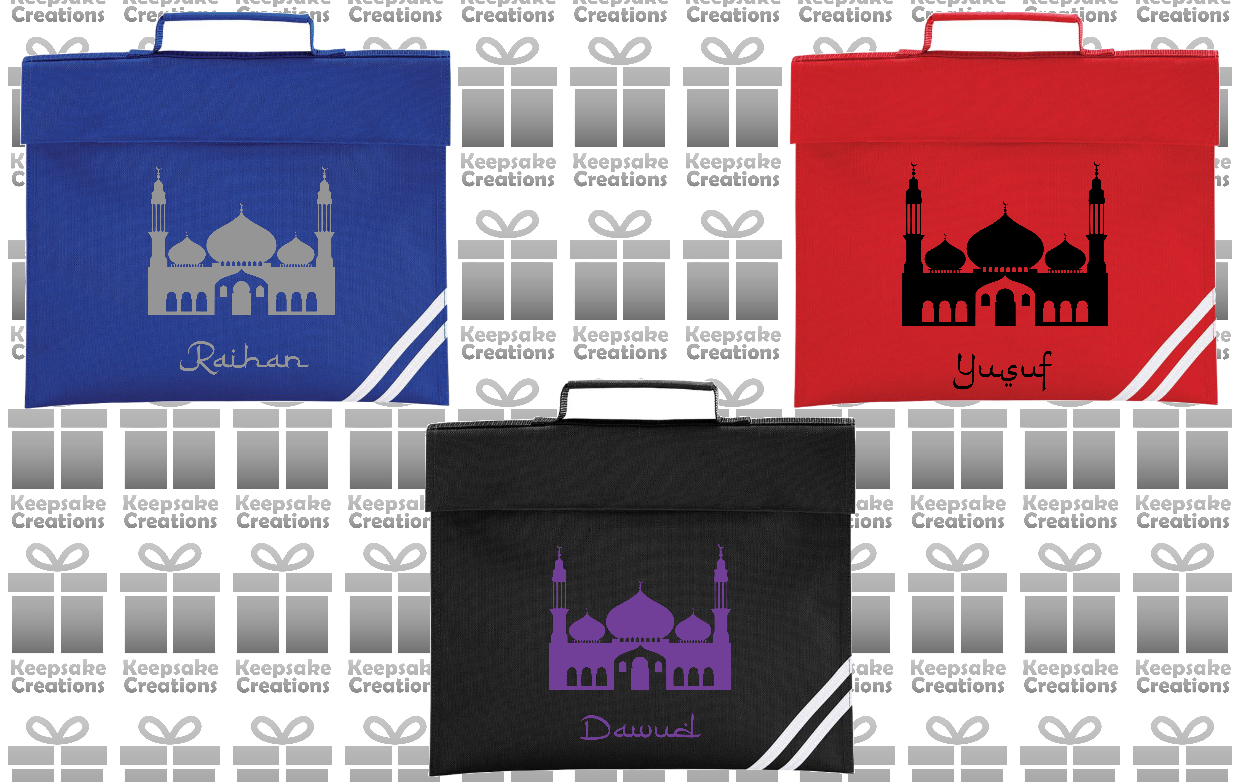 Personalised Mosque/Madrasa Book Bag #Design 2 – Keepsake Creations